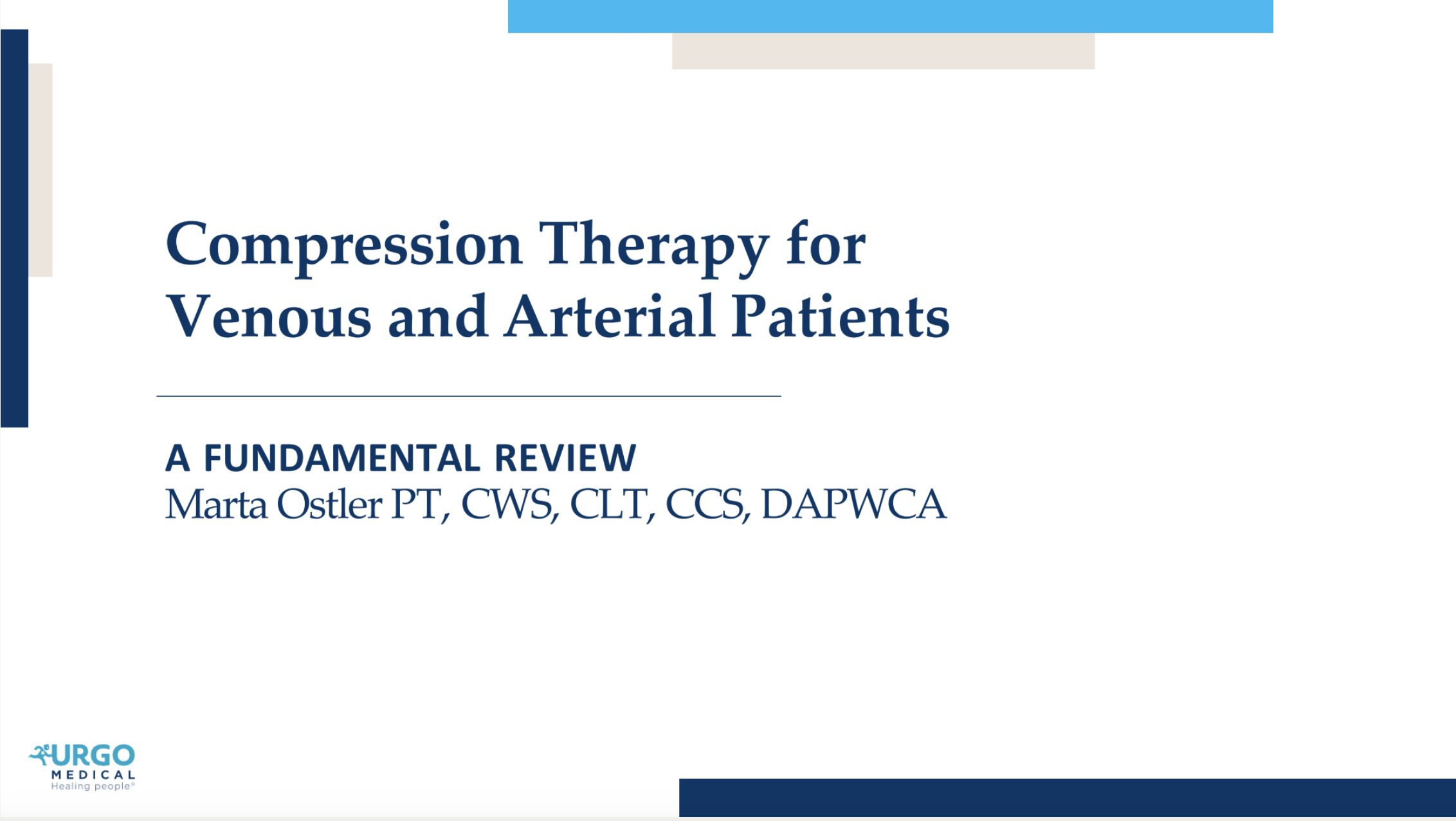 Compression Therapy for Venous and Mixed Arterial Patients: A ...