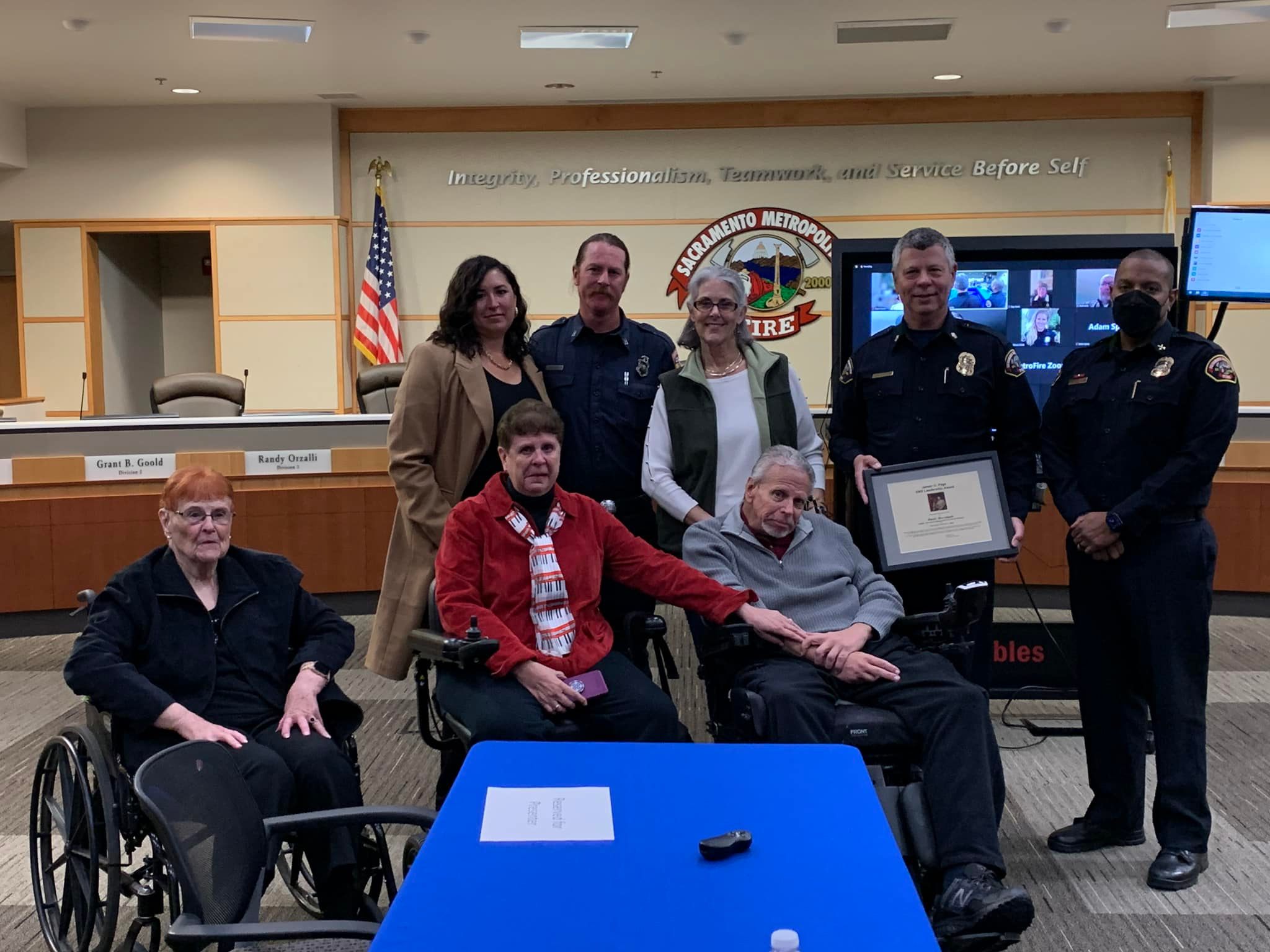 Dave Massengale Presented With James O. Page Leadership Award
