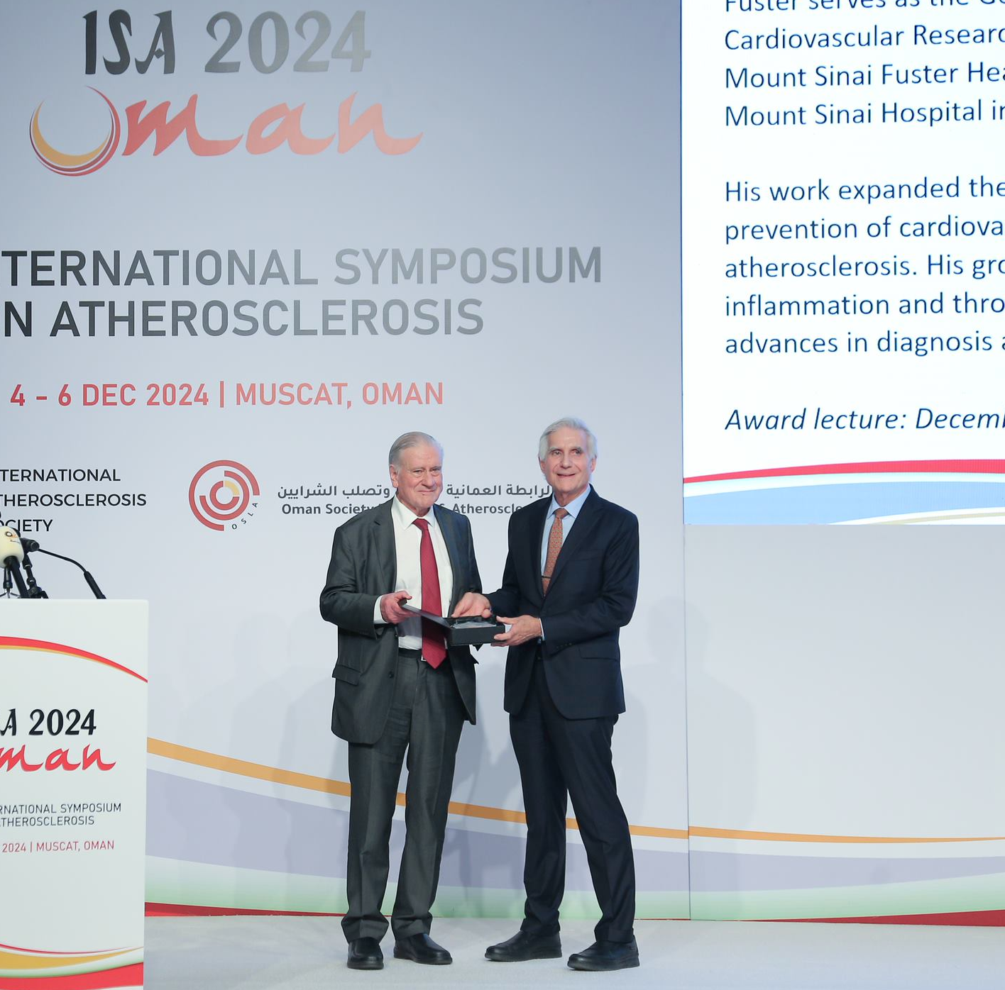 Valentin Fuster, MD, PhD, Wins Prestigious Award From the International ...