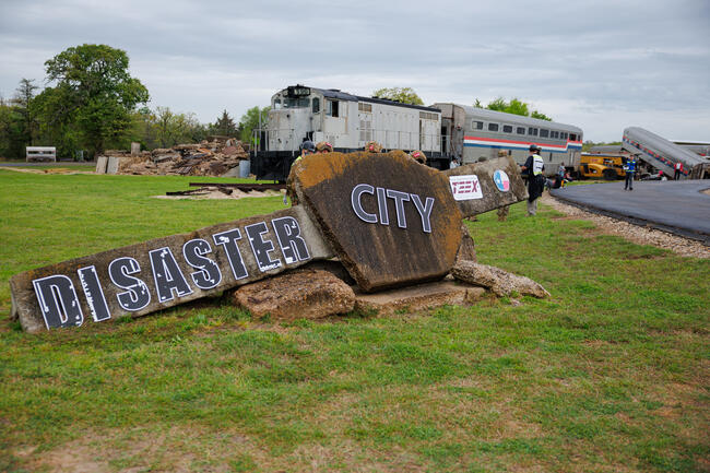 Disaster Day Participants Brave Inclement Weather To Execute Disaster ...